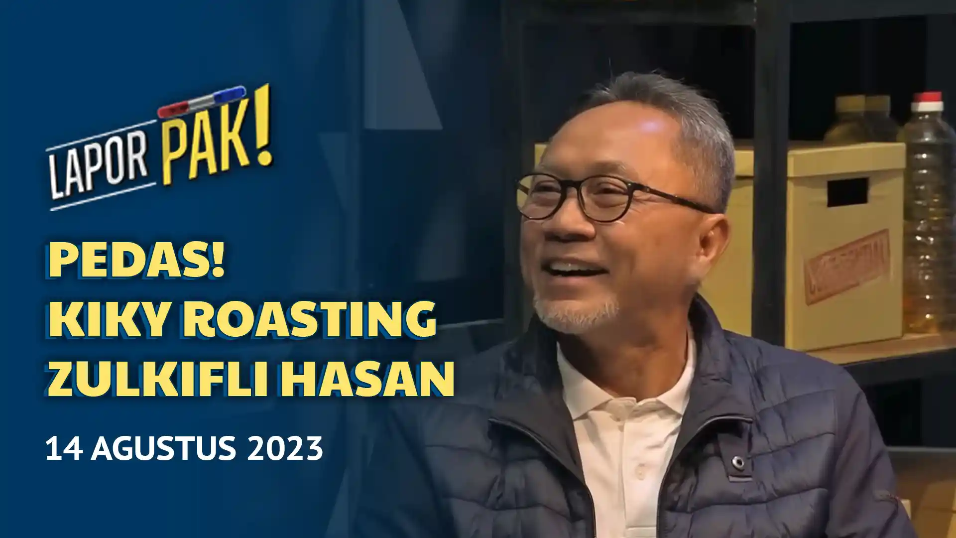 PEDAS! KIKY ROASTING ZULKIFLI HASAN