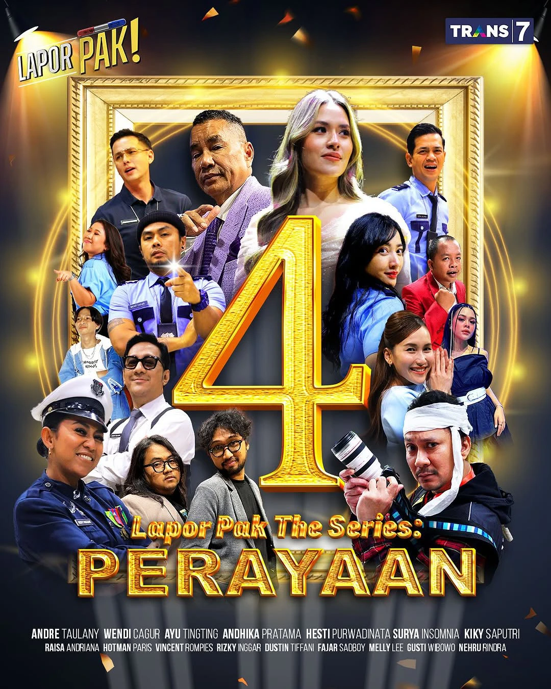 Lapor Pak The Series akan tayang mulai 24 hingga 28 Februari 2025.